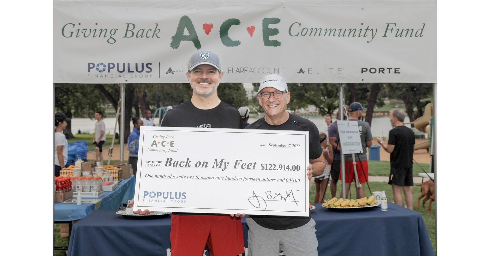 ACE Cash Express Helps Back on My Feet Combat Homelessness by Donating ...