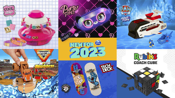 Spin Master's Trendsetting 2023 Portfolio of Fun and Games Reimagines Everyday Play