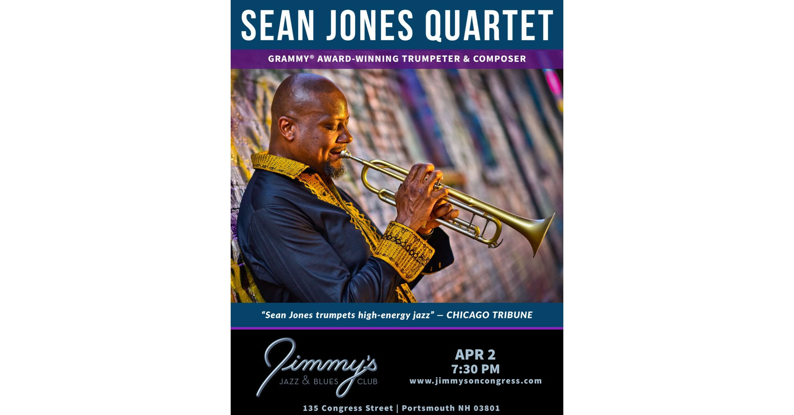 Jimmy's Jazz & Blues Club Features GRAMMY® Award-Winning Trumpeter ...