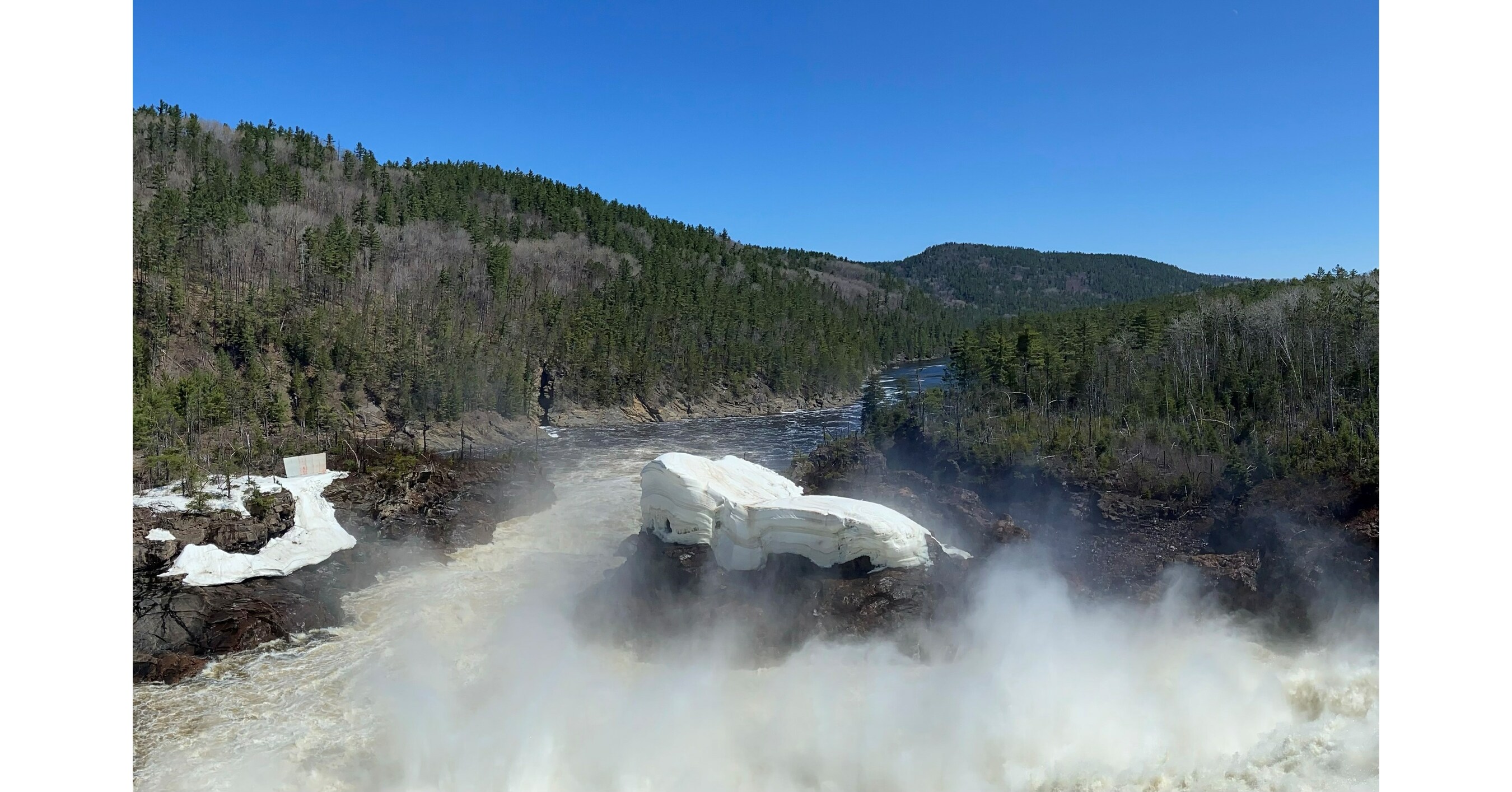 Spring ice and water can be dangerous