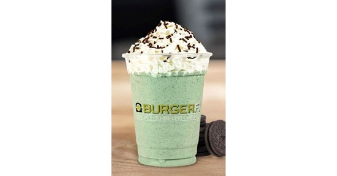 BurgerFi Toasts to St. Patrick's Day with New Mint Shake with Oreo®