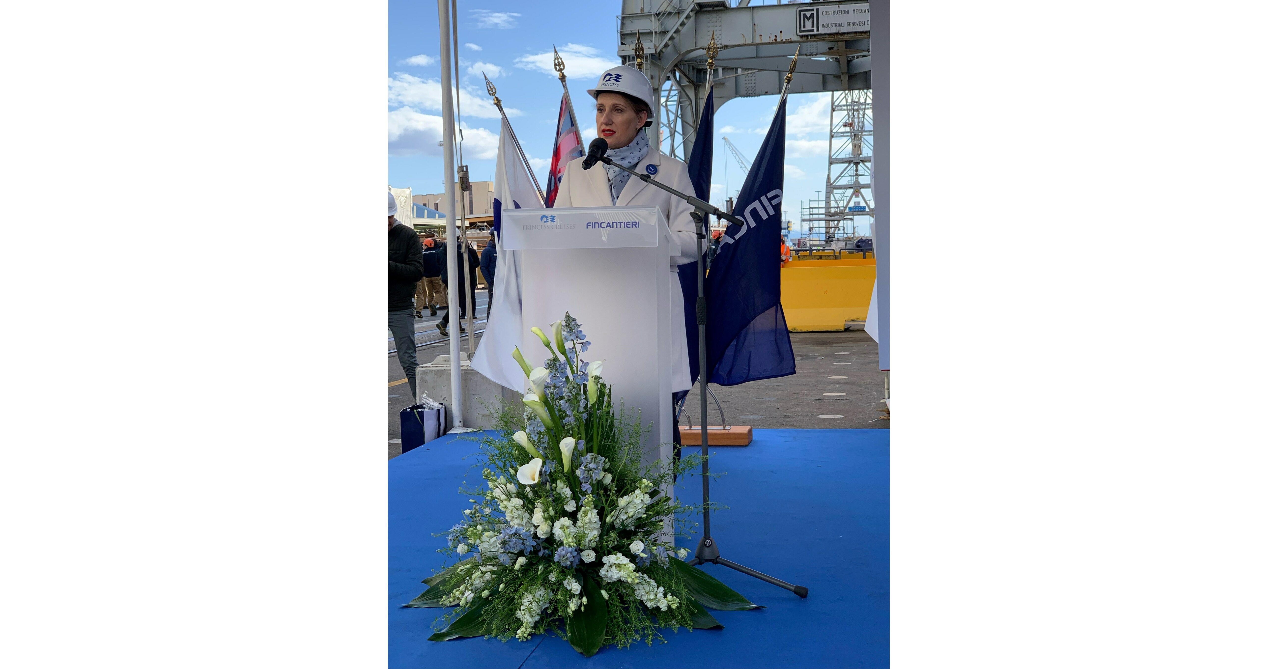 Sun Princess Milestone: Float Out Ceremony Celebration for Next ...