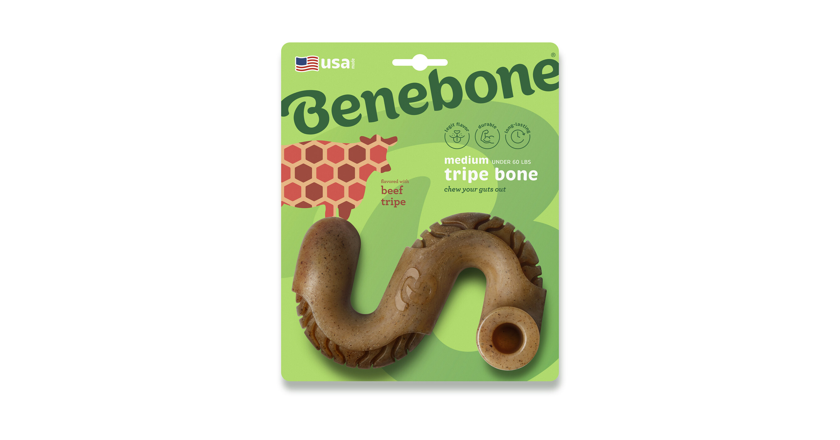 Benebone Launches New Tripe Bone Chew Toy for Dogs