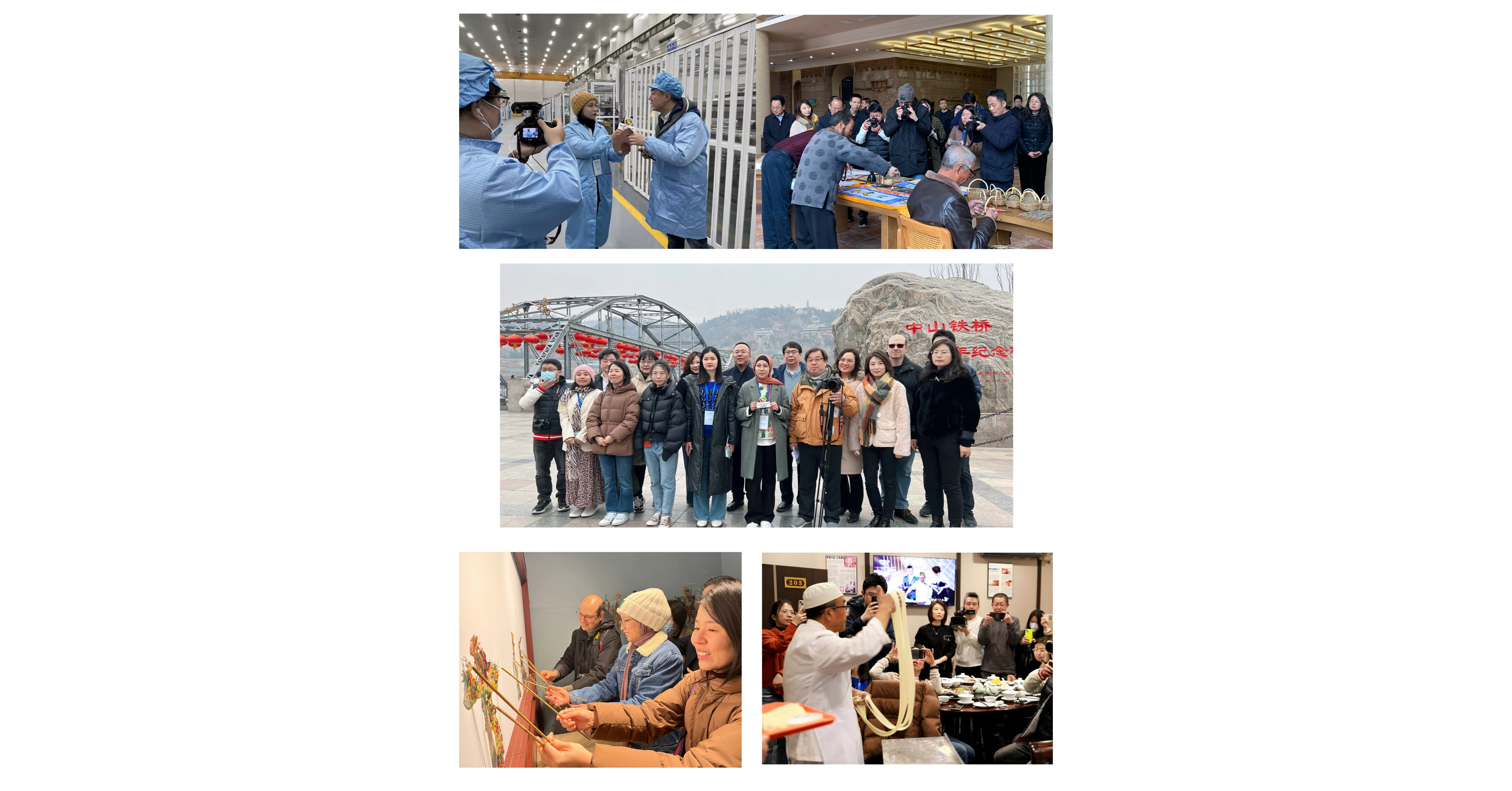 A delegation of journalists from the world's leading media ...