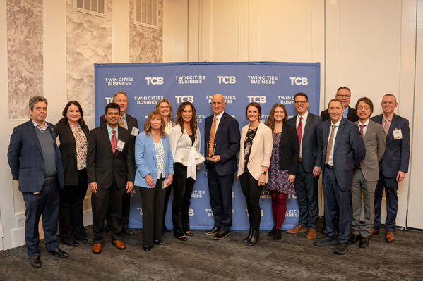 UPSHER-SMITH RECEIVES TWIN CITIES BUSINESS MANUFACTURING EXCELLENCE AWARD