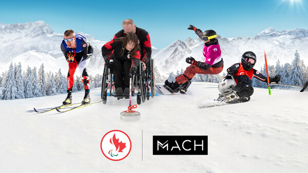 Canadian Paralympic Committee and Groupe MACH celebrate new partnership