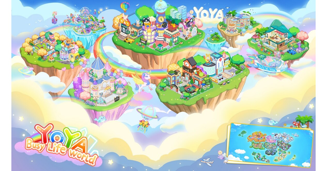 Explore Brand New Maps: Play YoYa: Busy Life World Now