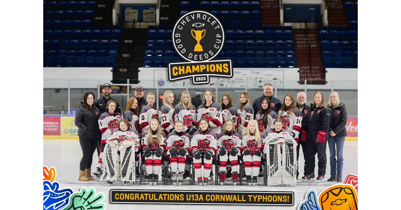 U13A CORNWALL TYPHOONS WIN CHEVROLET GOOD DEEDS CUP SEVENTH SEASON