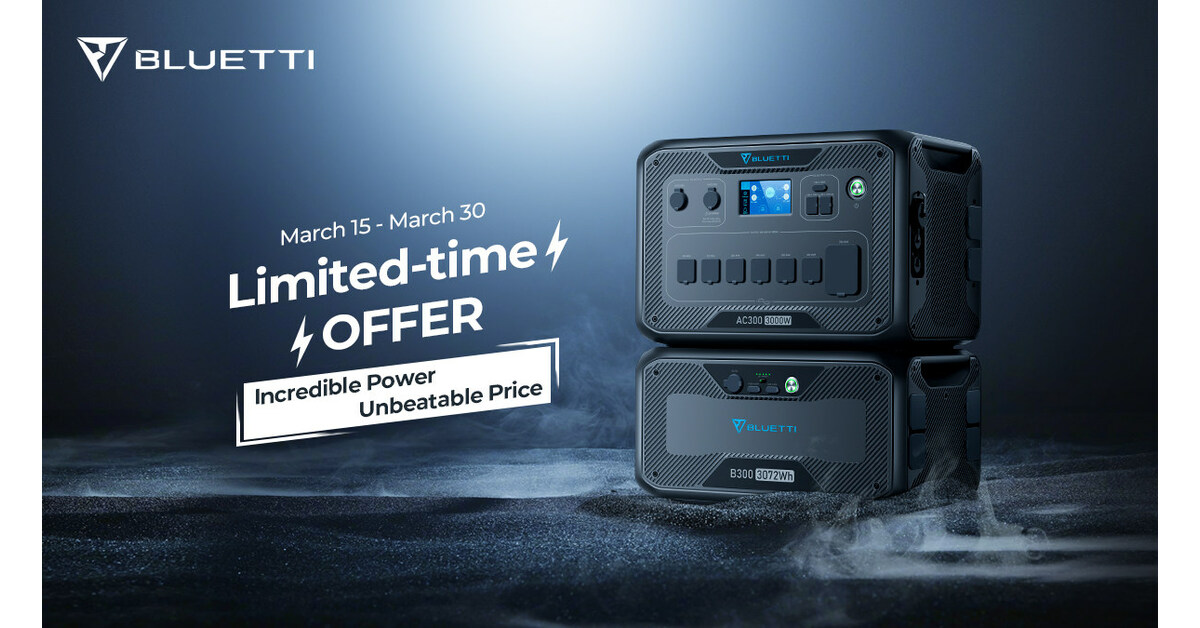 BLUETTI AC300: The Ultimate Portable Power Station for Home, Work, and Play