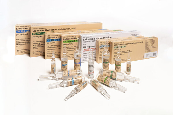 Sintetica US lance le chlorhydrate de lidocaïne injectable, USP 1 %, 2 ...