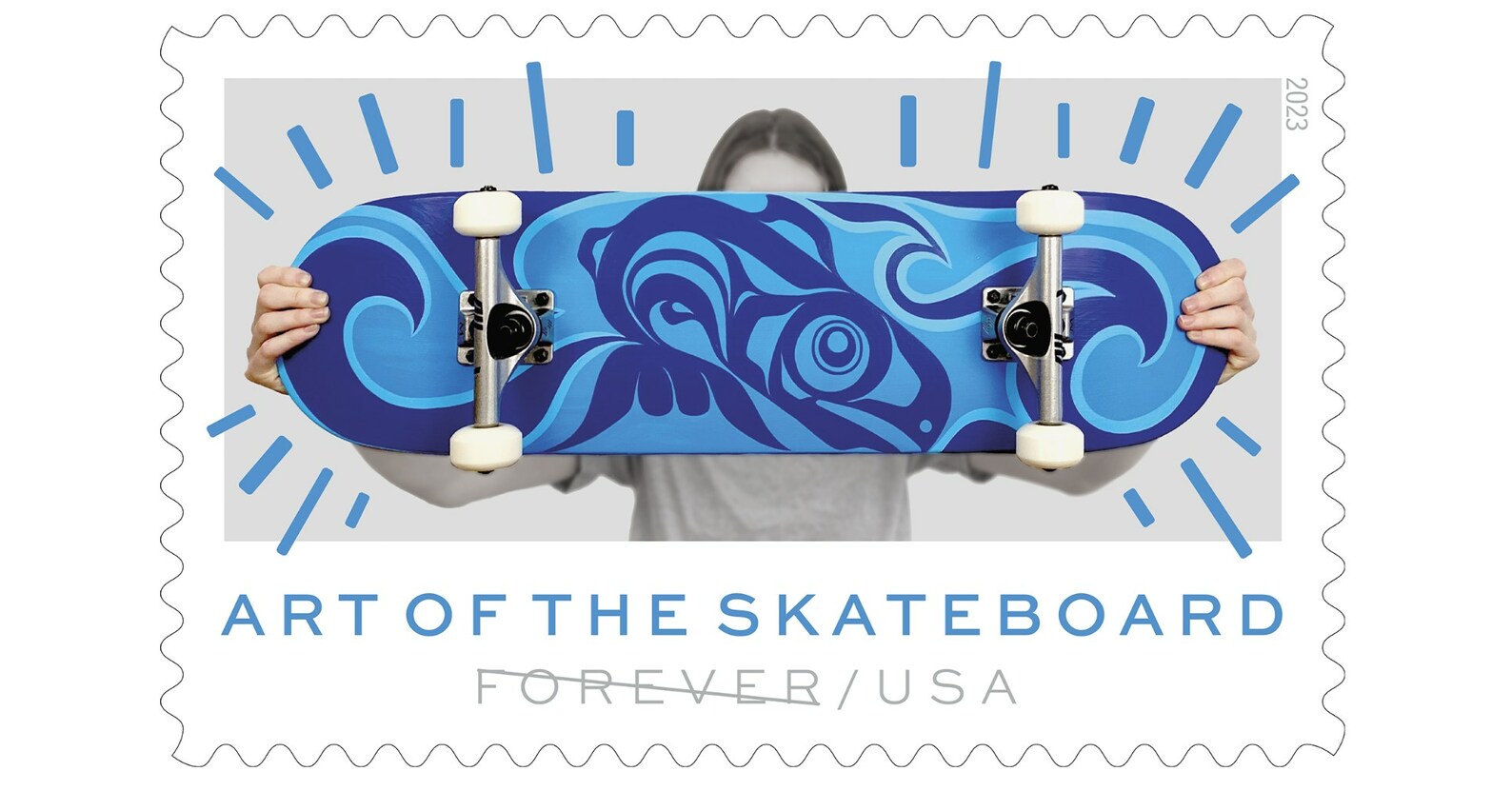 USPS lanza las estampillas Art of the Skateboard