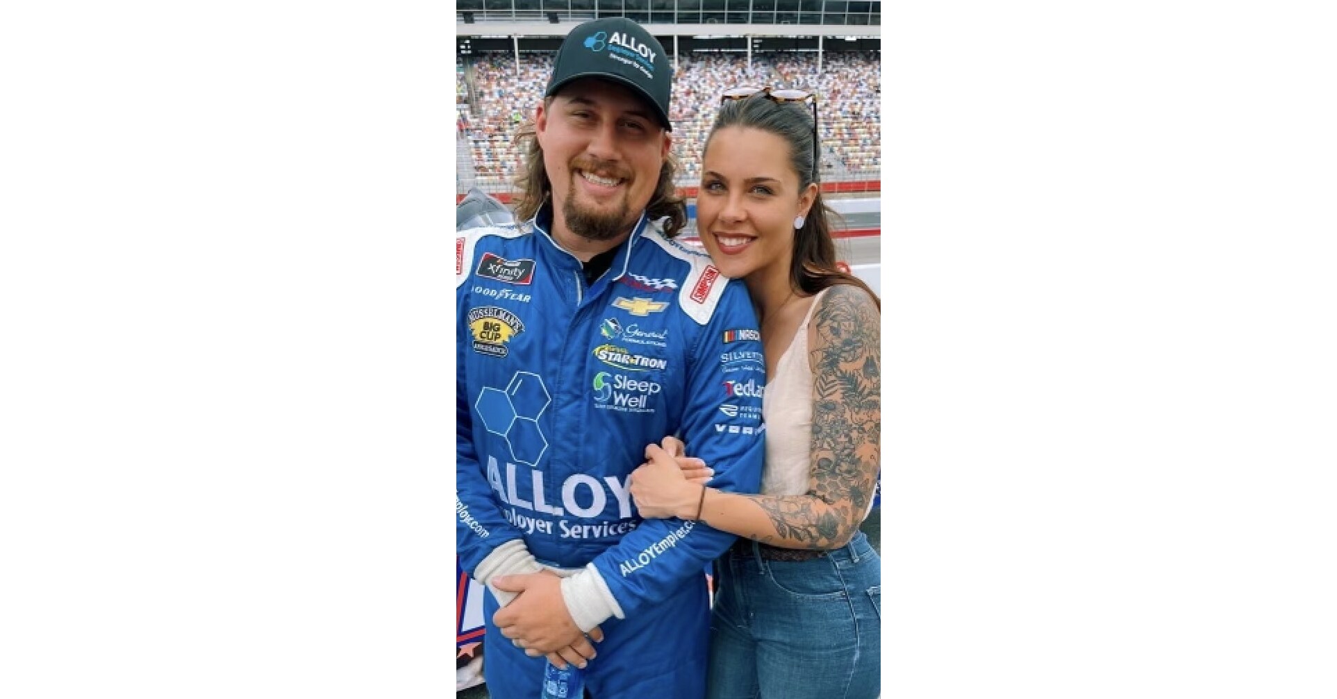 Racing's Newest Bad Boy Josh Williams and wife TikTok Star Trazia Rae ...