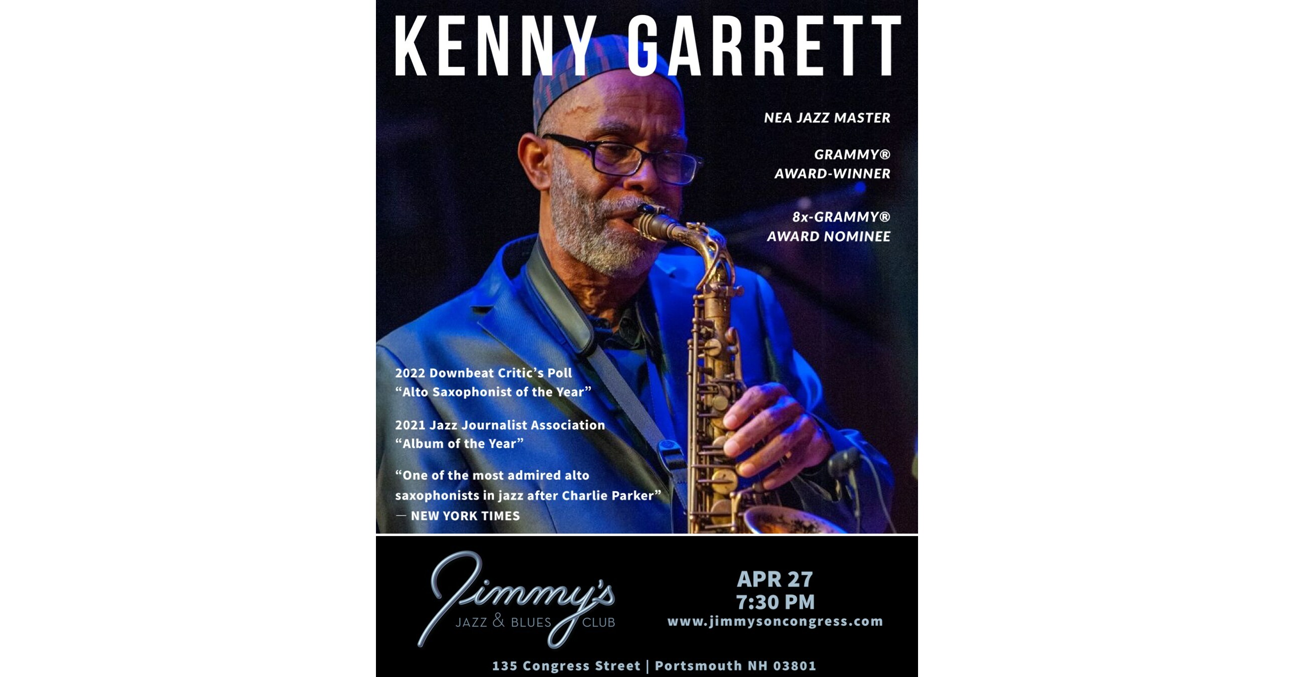 Jimmy's Jazz & Blues Club Features NEA Jazz Master, GRAMMY® Award ...