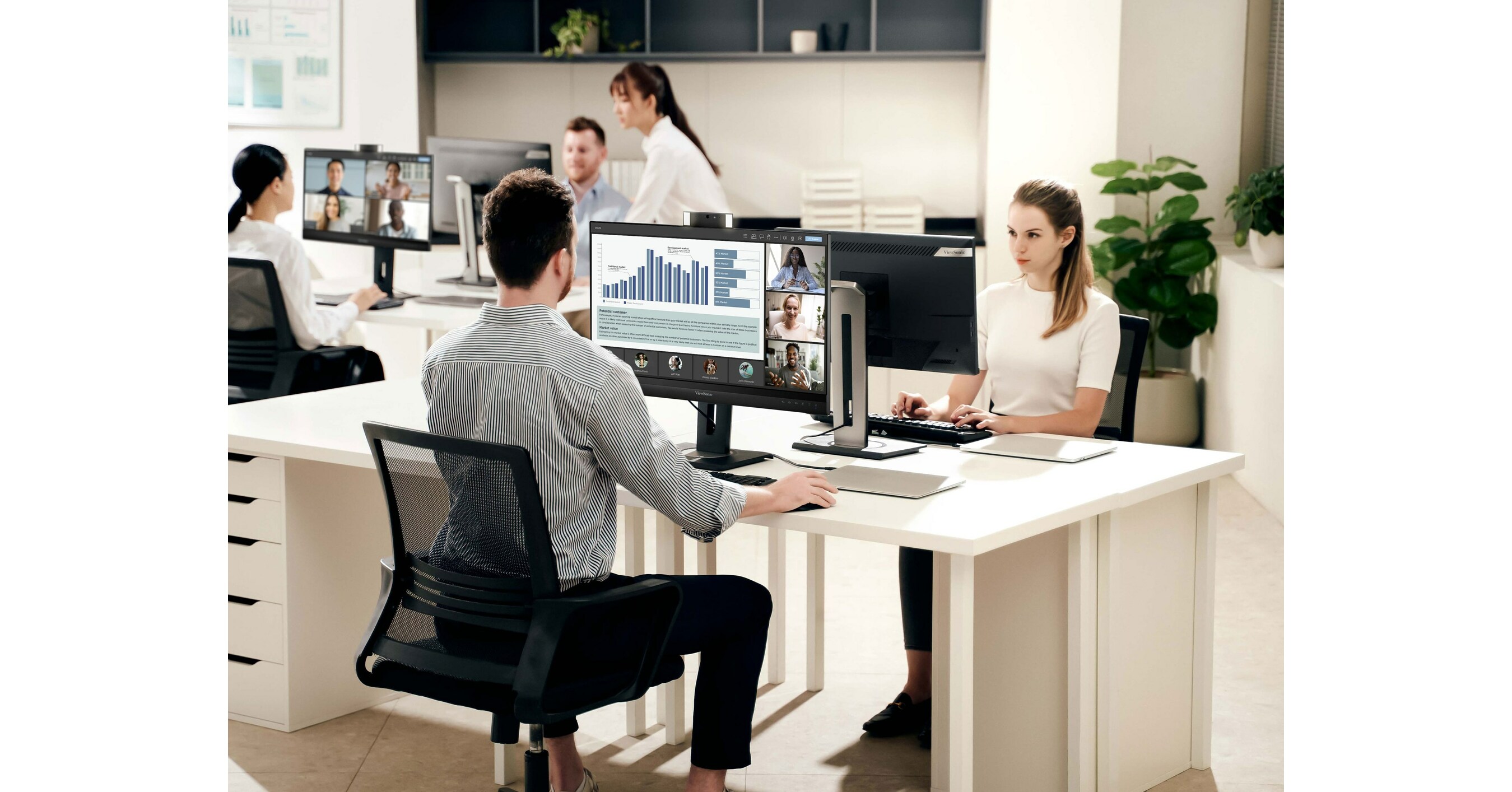 ViewSonic Targets to Double its Monitors Business for Hybrid Workspace