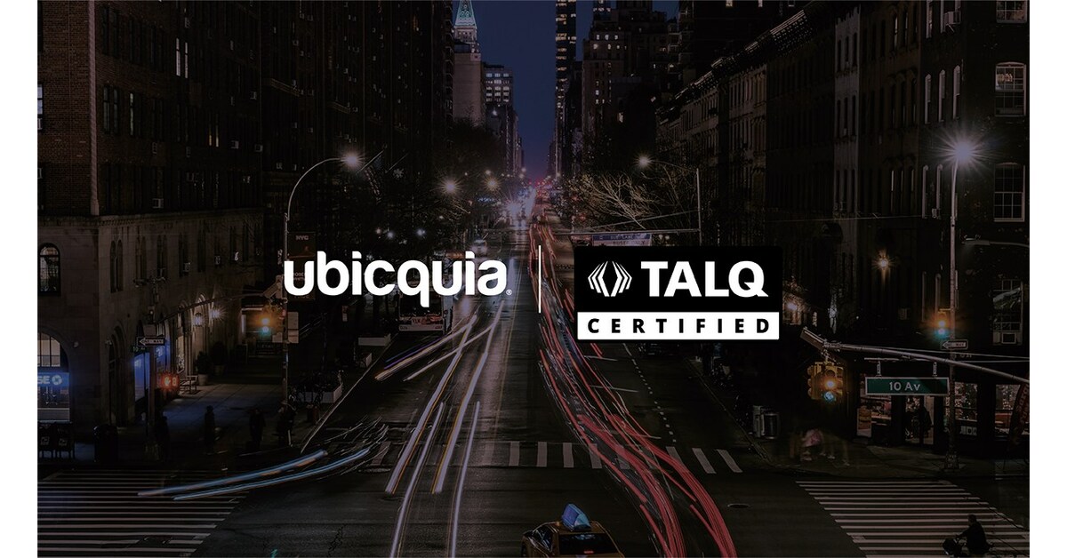 Ubicquia Awarded TALQ Certification for Smart City Solutions