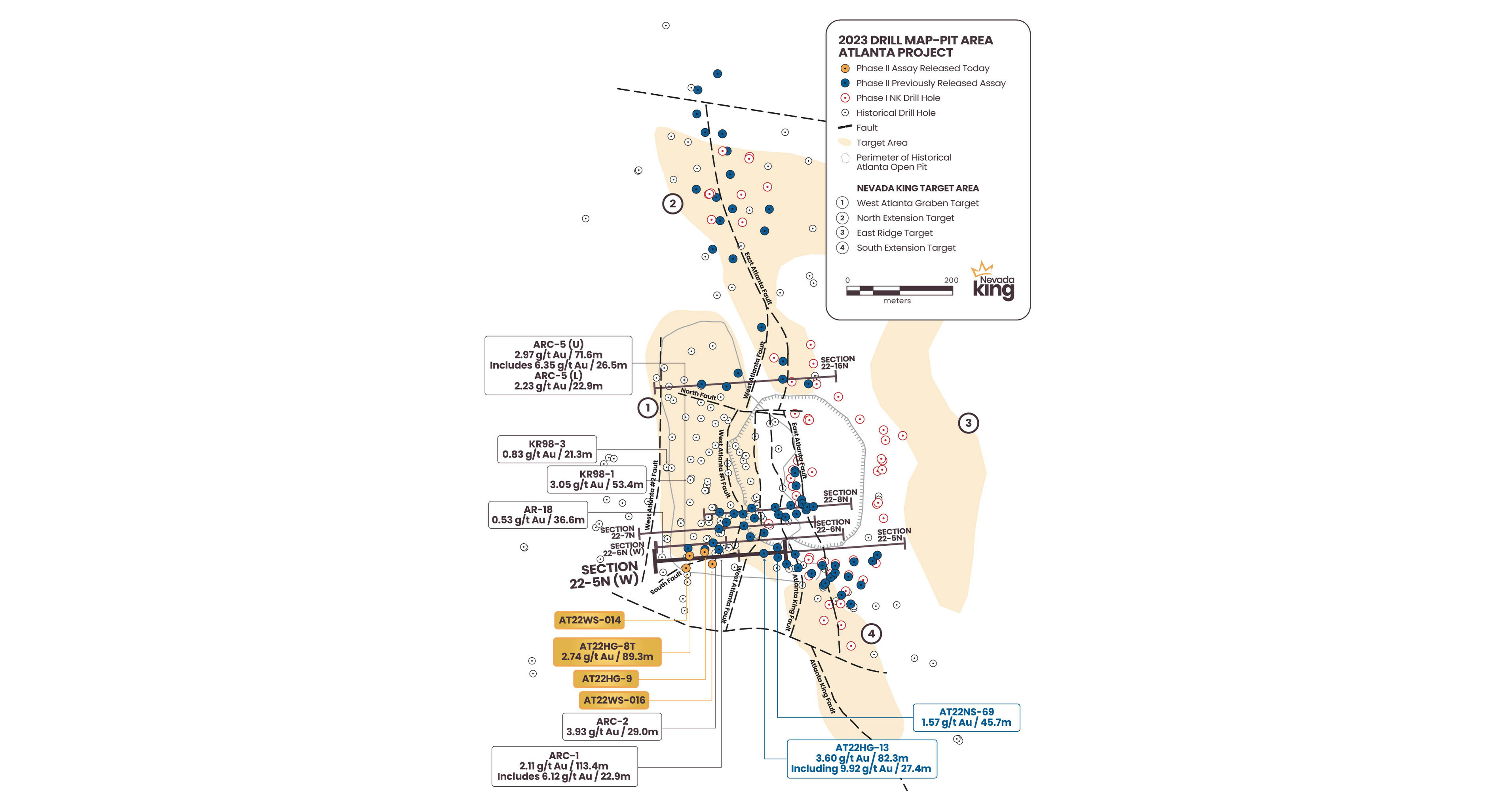NEVADA KING INTERCEPTS 2.74 G/T AU OVER 89M INCLUDING 7.65 G/T AU OVER ...