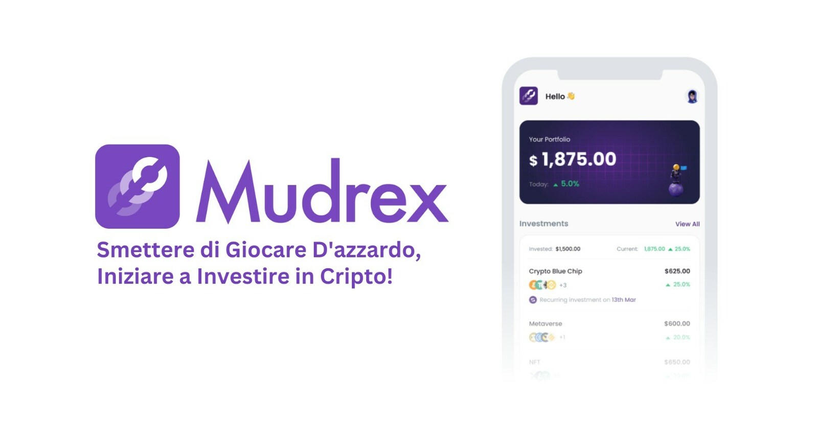 Mudrex lancia "Coin Sets" per investire in indici in Italia