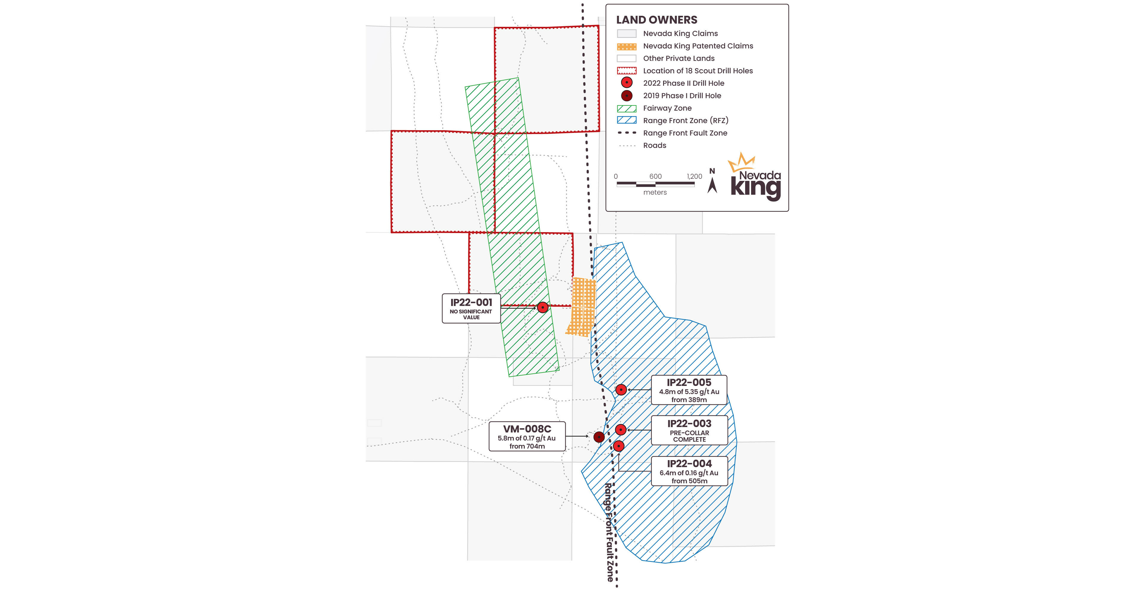 NEVADA KING INTERSECTS LOWER PLATE HOSTED CARLIN TYPE GOLD AT ITS IRON ...