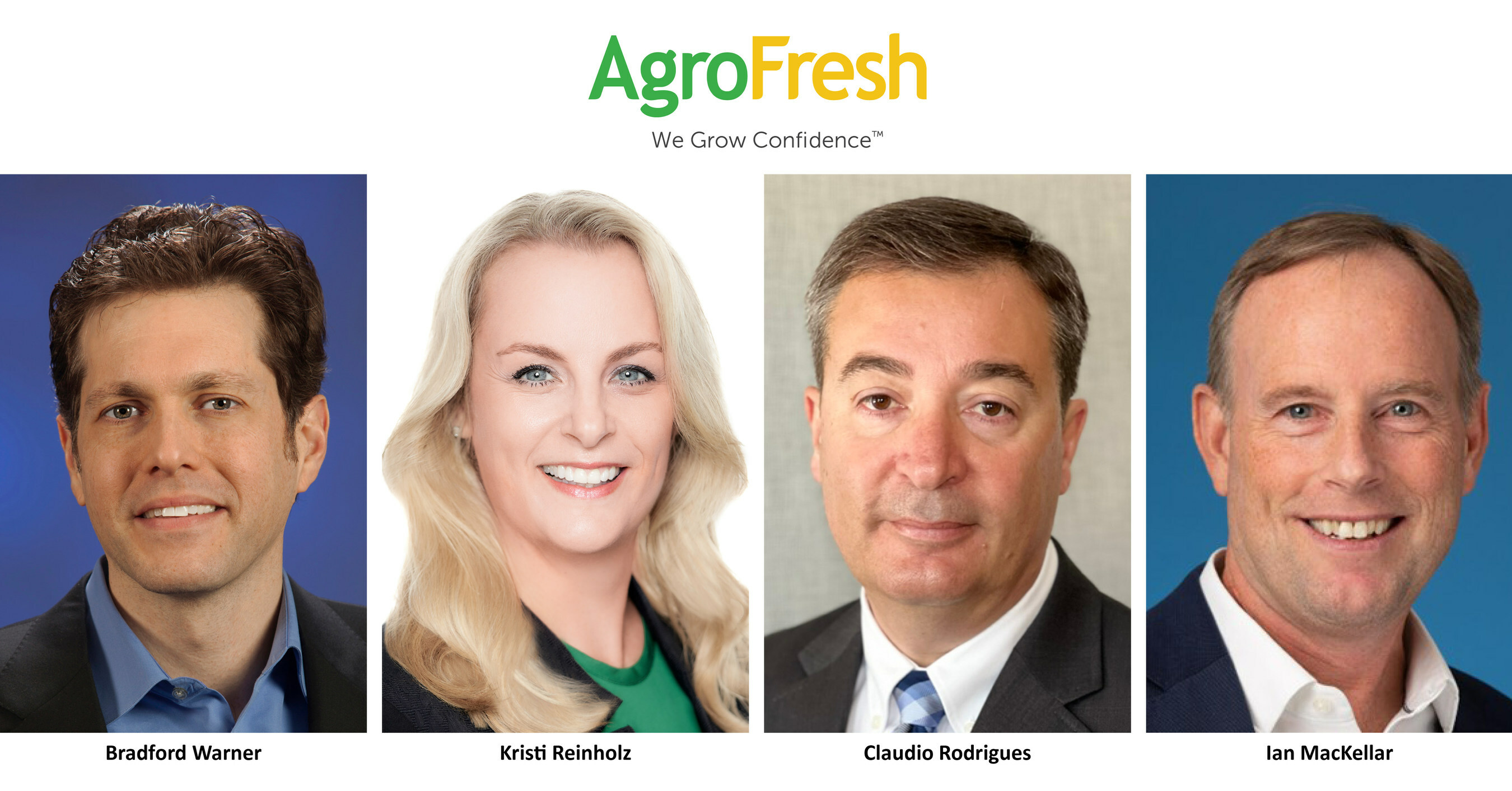 AgroFresh Builds Upon Senior Leadership Through Executive Appointments