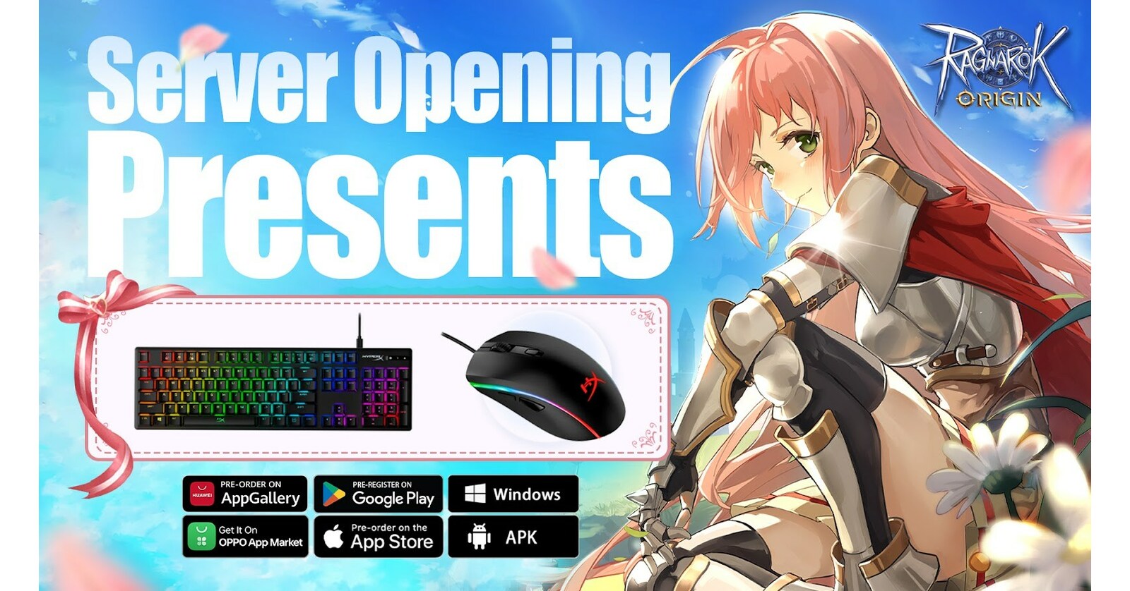 10,000,000 Pre-registrations achieved! Ragnarok Origin officially launched today!