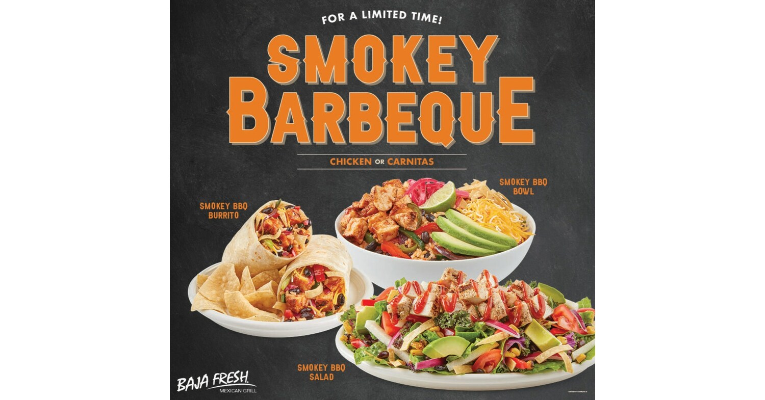 Baja Fresh Adds New Smokey BBQ Dishes to Menu