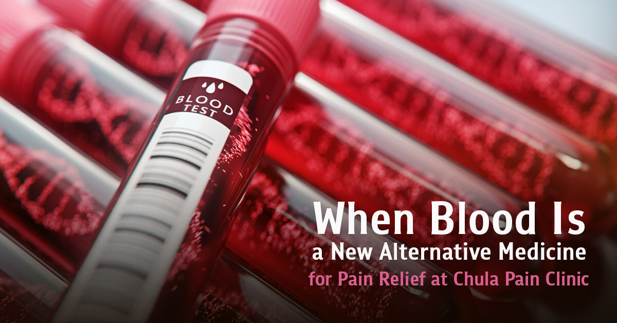 When Blood Is a New Alternative Medicine for Pain Relief at Chula Pain ...