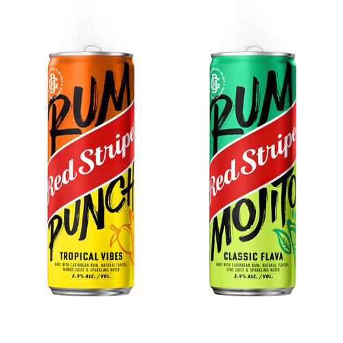 TURN UP THE VIBE! RED STRIPE LAUNCHES NEW CANNED RUM DRINKS IN TIME FOR ...