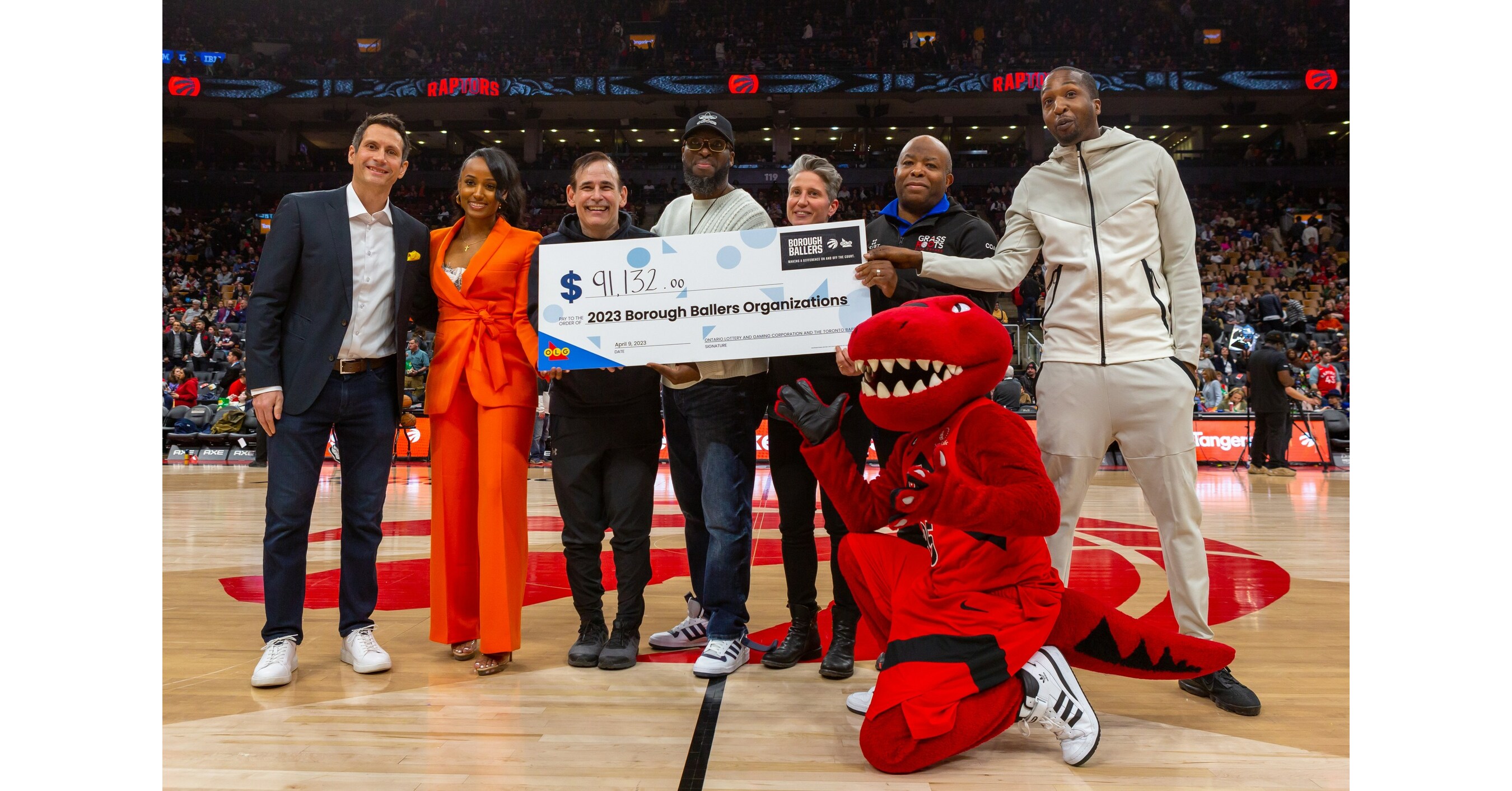 OLG ET LES RAPTORS DE TORONTO METTENT EN VEDETTE SIX ORGANISMES ...