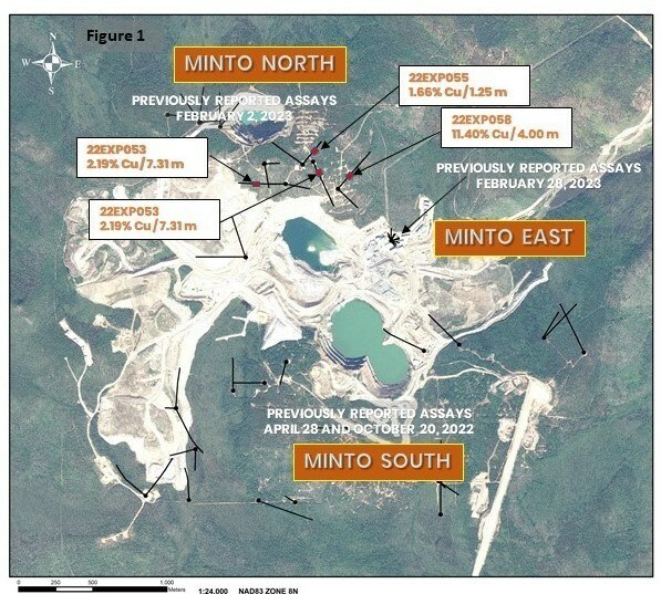 Minto Metals Reports Exceptional High-Grade Drill Intersections from ...