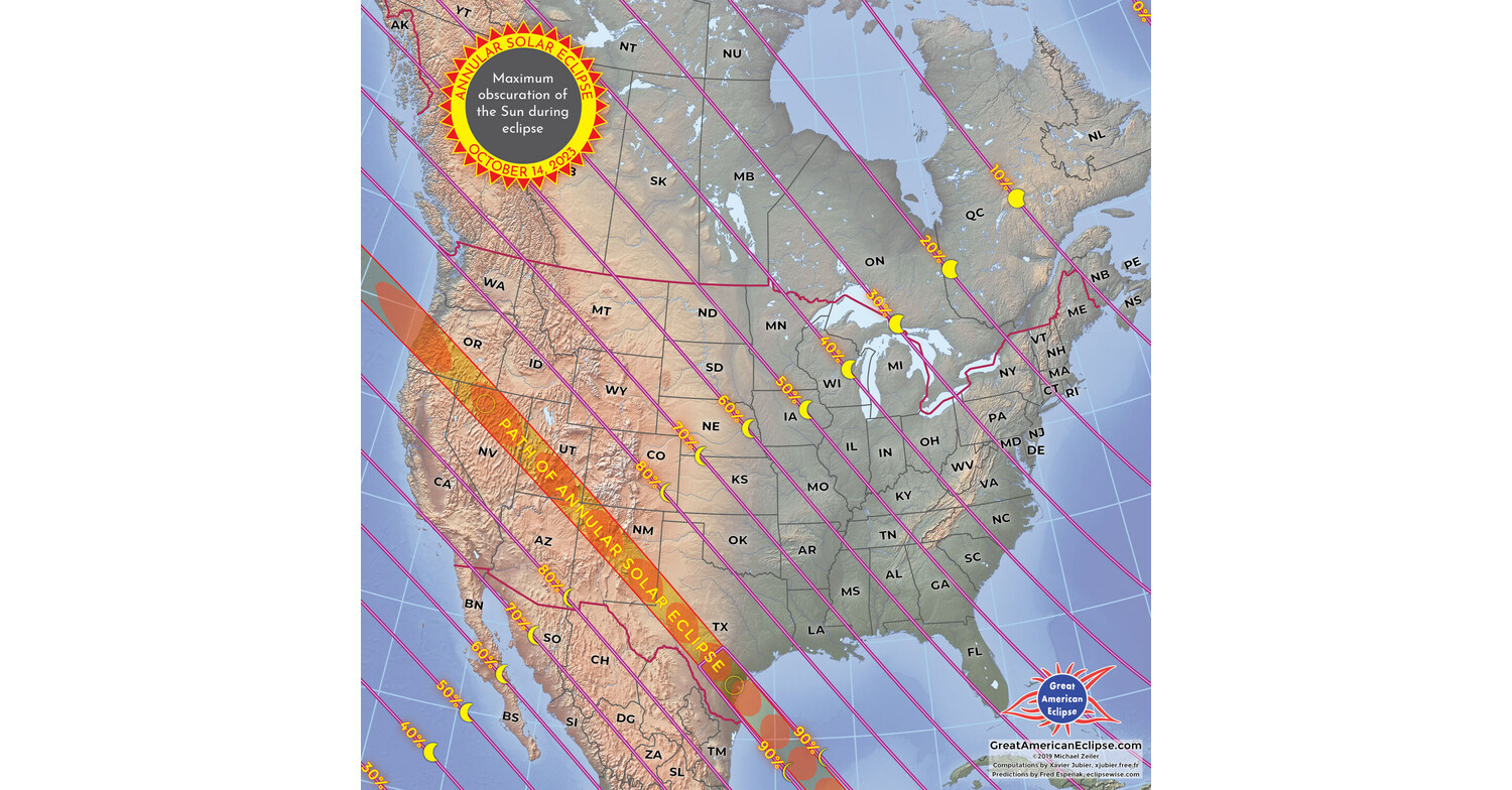 Annular solar eclipse on October 14, 2023 is 6 months away