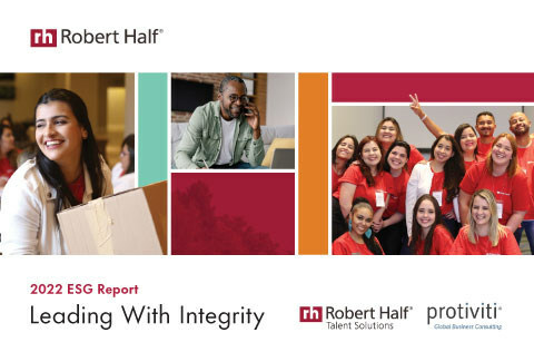 Robert Half Releases 2022 Global ESG Report Highlighting Environmental ...
