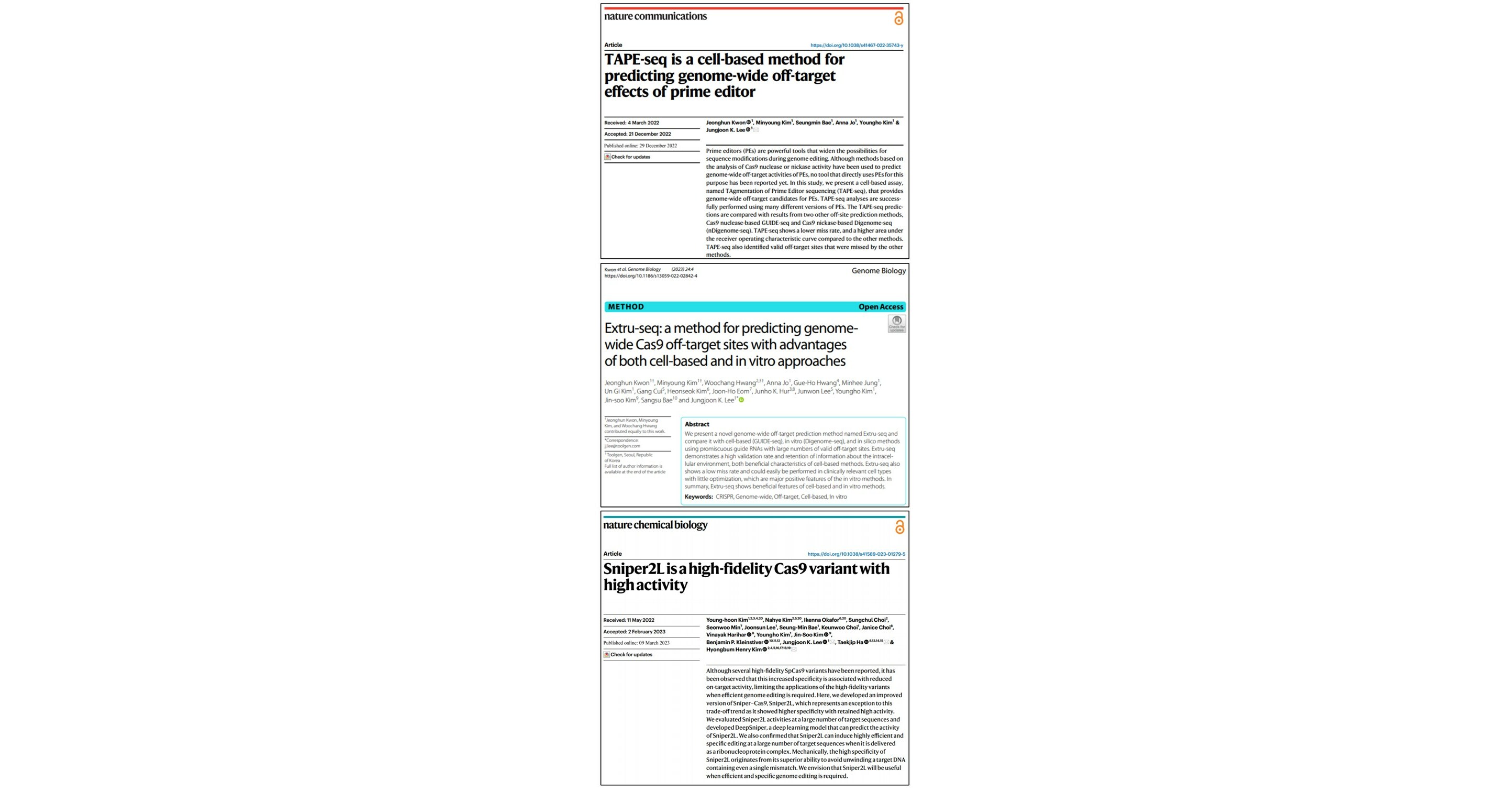 South Korean Biotech, ToolGen Leads the Development of Numerous Cutting ...