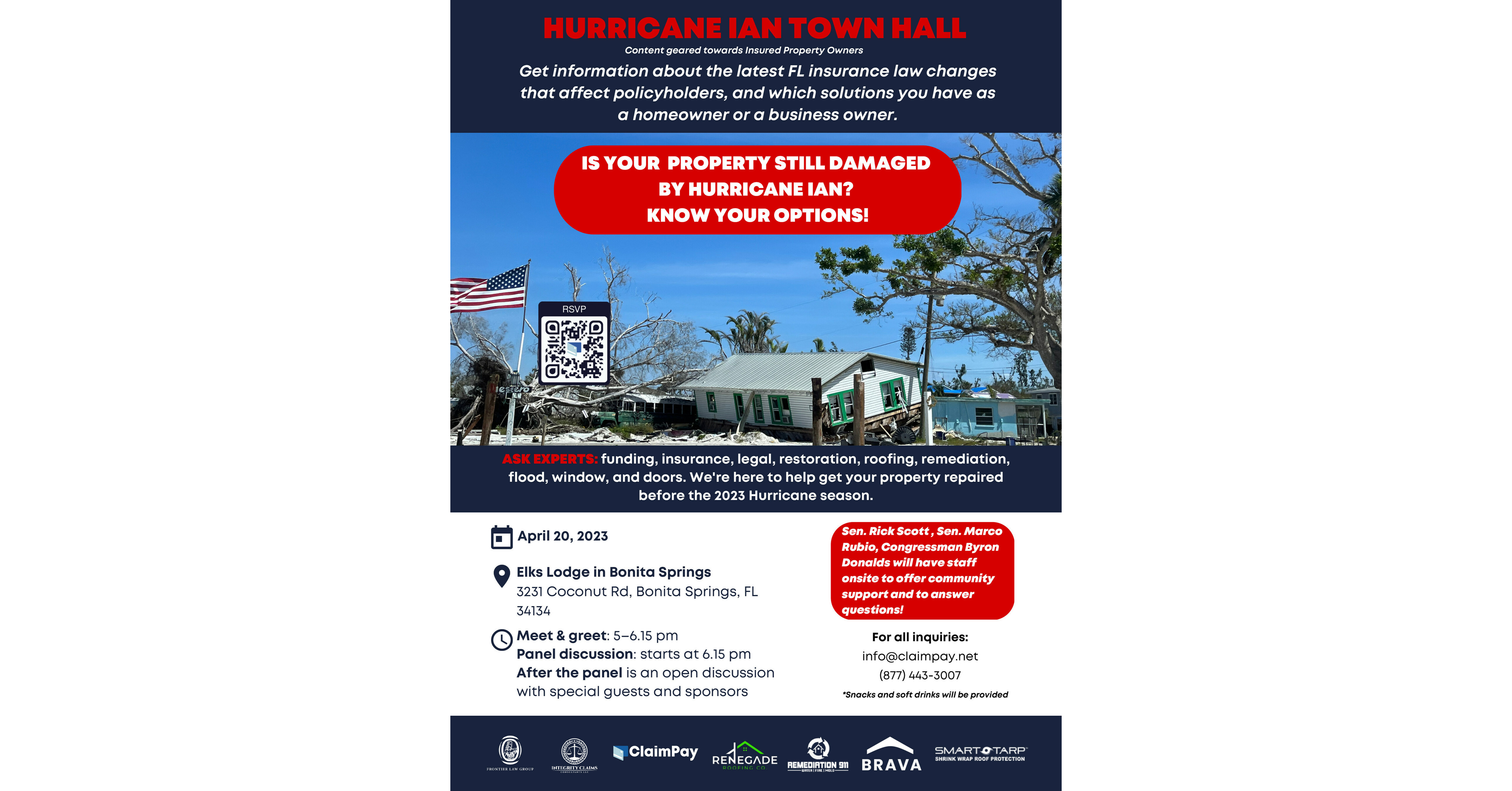 Hurricane Ian Town Hall With Property Damage Experts