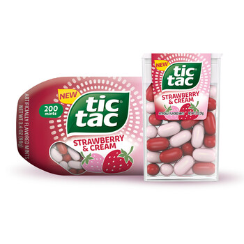 Tic Tac ® Debuts Brand New Strawberry & Cream Flavor at The First-Ever ...
