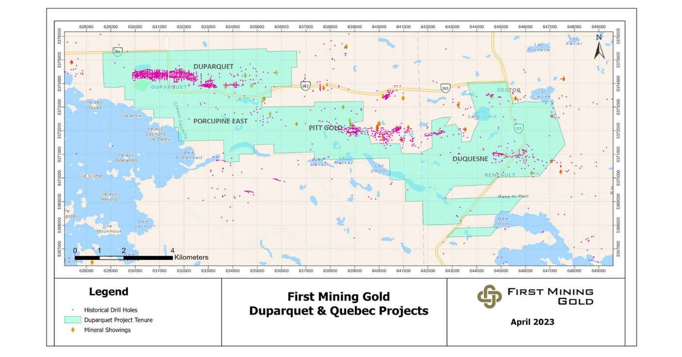 First Mining Initiates Exploration Drilling Program at its Duparquet ...
