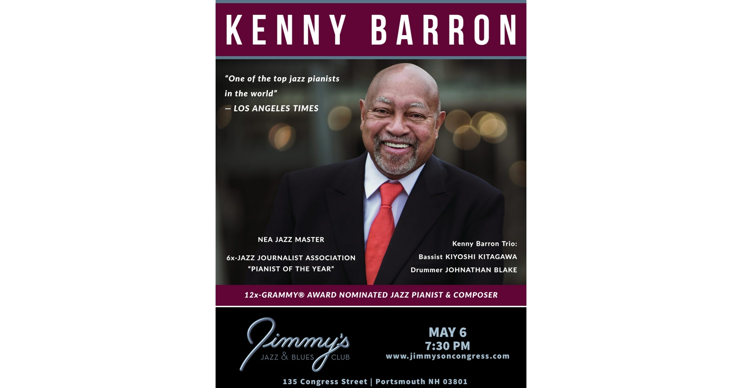 Jimmy's Jazz & Blues Club Features NEA Jazz Master & 12x-GRAMMY® Award ...