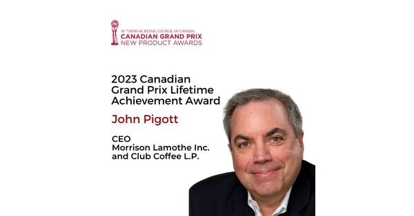 John Pigott, CEO of Club Coffee and Morrison Lamothe Inc, to receive ...