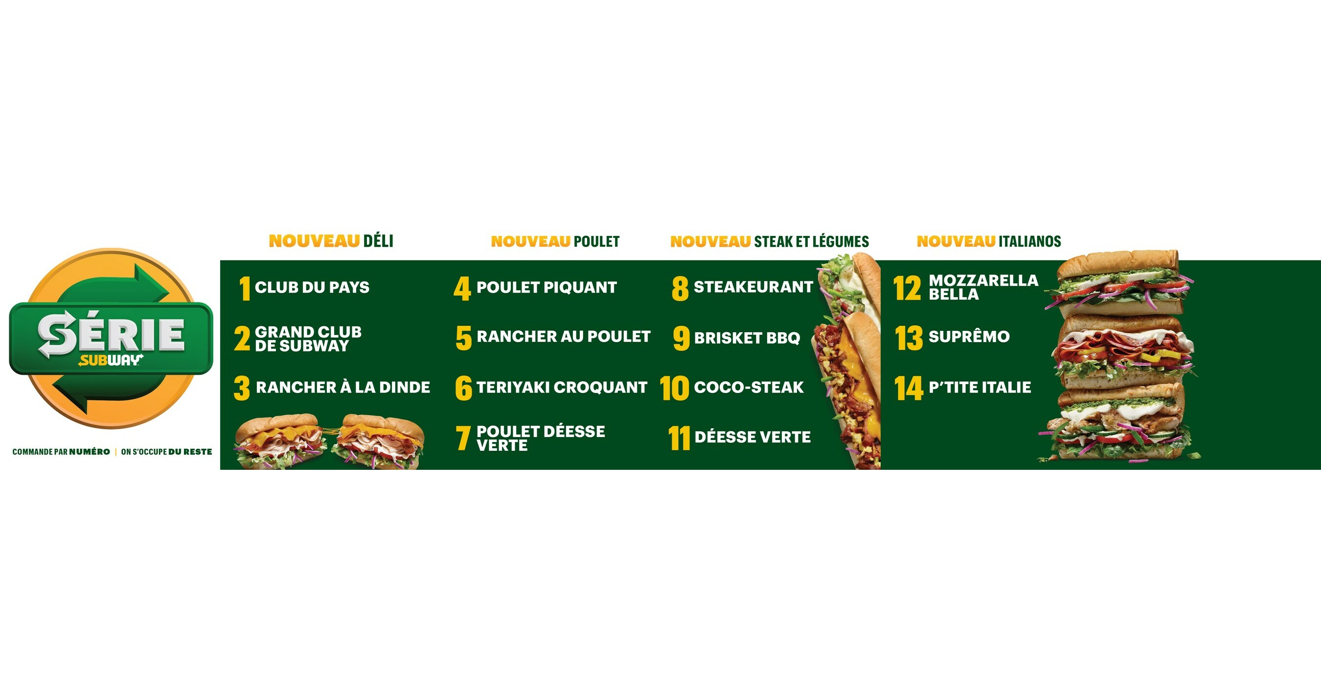 Subway(MD) Canada lance la plus grande refonte de son menu à ce jour ...
