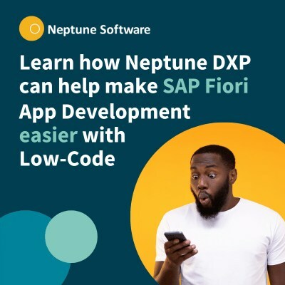 Neptune Software Reveals Simple Ways To Develop SAP Fiori Apps With No- And Low-Code Tools