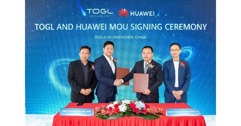 TOGL and Huawei Cloud Sign MOU for New Internet Experience in Malaysia