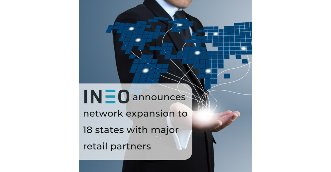 INEO Announces Network Expansion to 18 States with Major Retail Partners