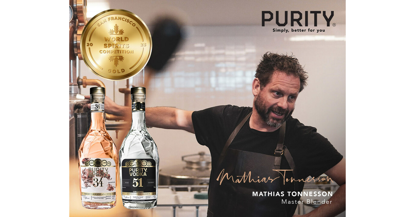 Purity Distillery Vodkas Take Home Two Gold Medals in the 2023 San ...