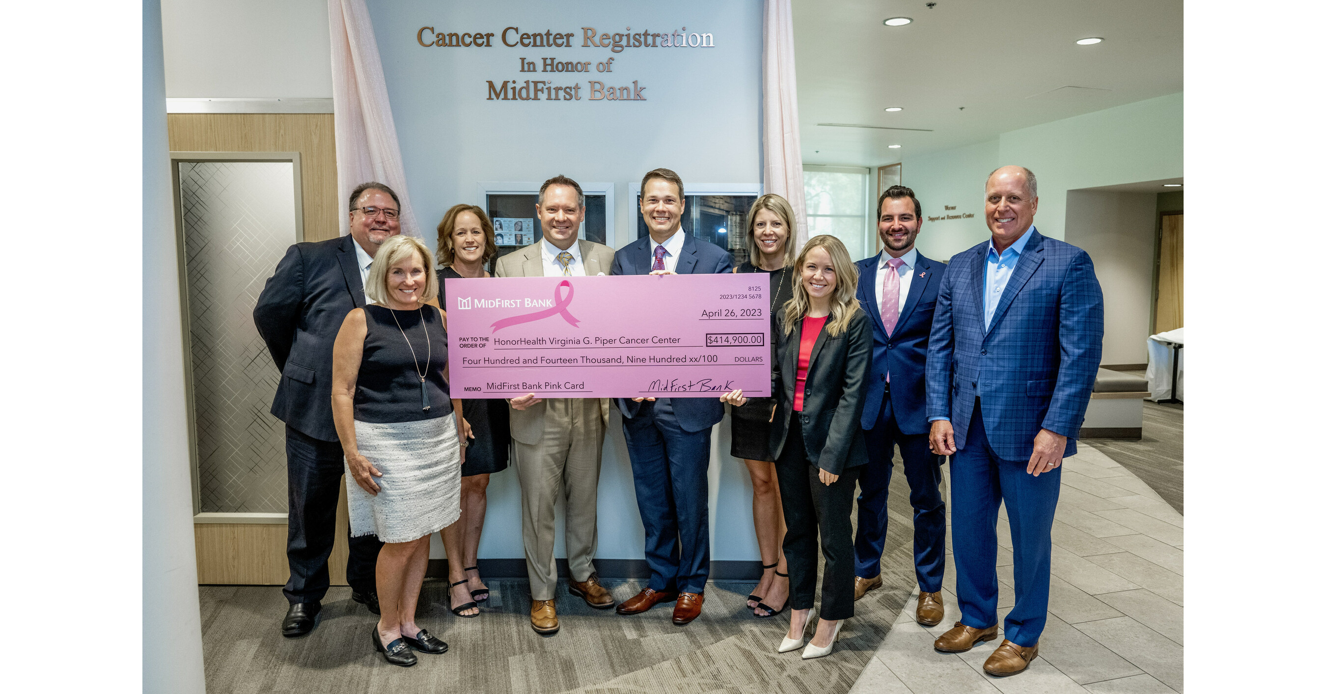 MidFirst Bank Recognized for $400K Donation by Virginia G. Piper Cancer ...