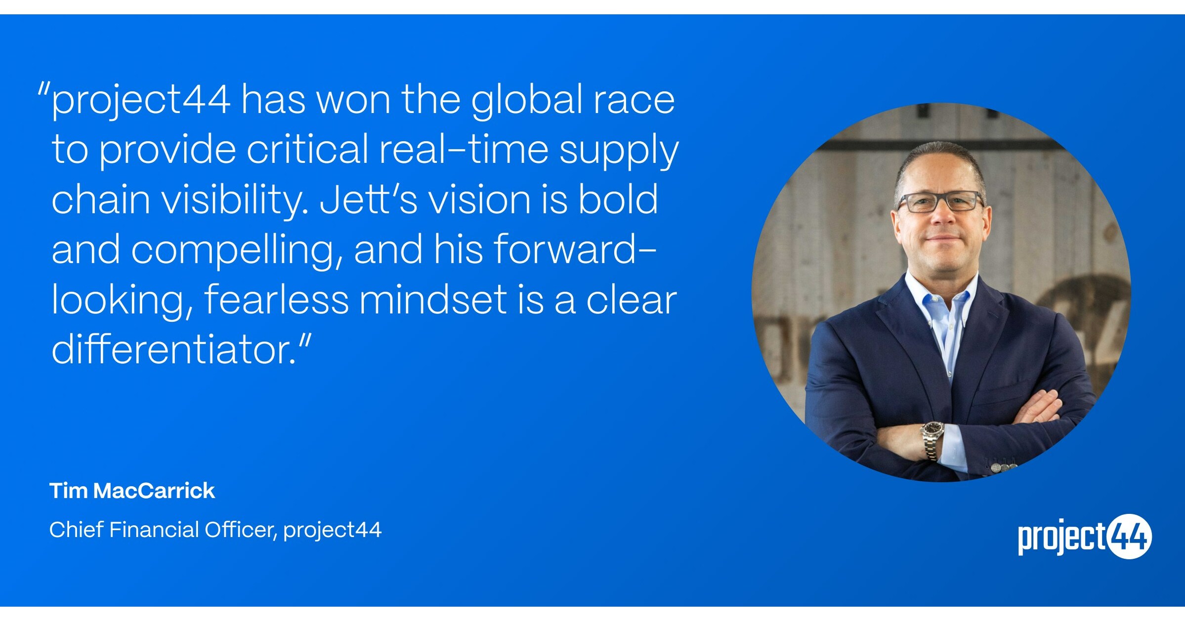 project44 Announces Addition of Chief Financial Officer Tim MacCarrick