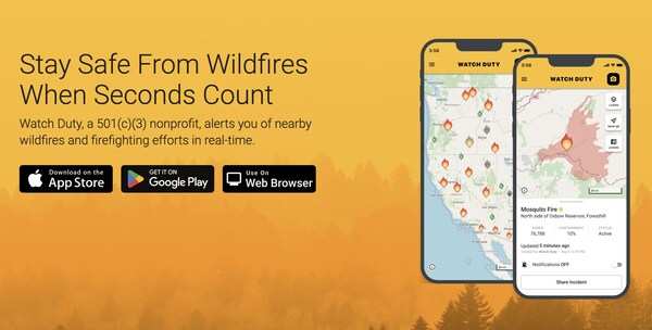 Watch Duty Launches Across Western U.S. to Provide Real-Time Wildfire Tracker and Alert System ...