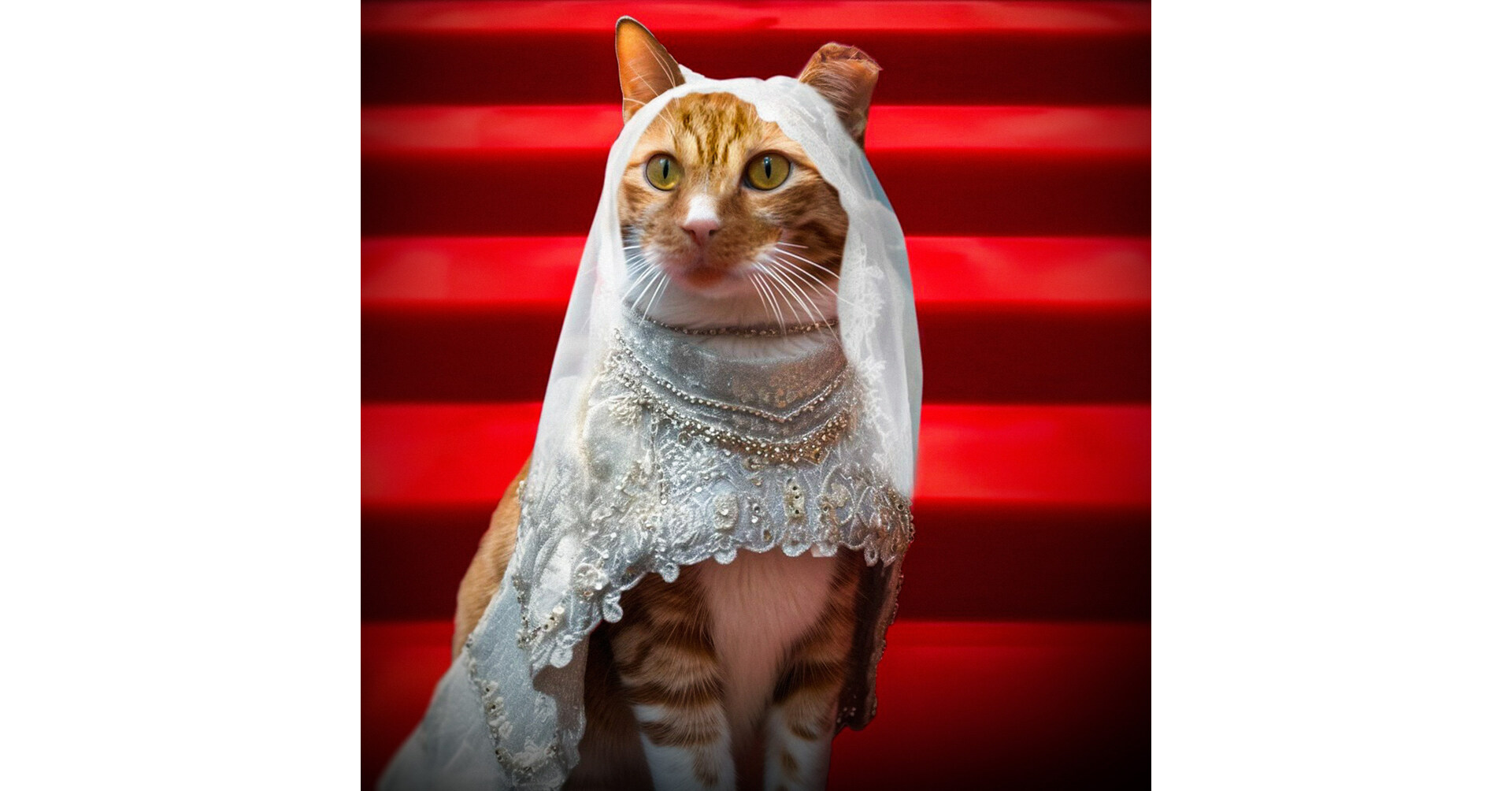 Fresh Step Styles Adoptable Cats in Looks Inspired by Red Carpet Fashion