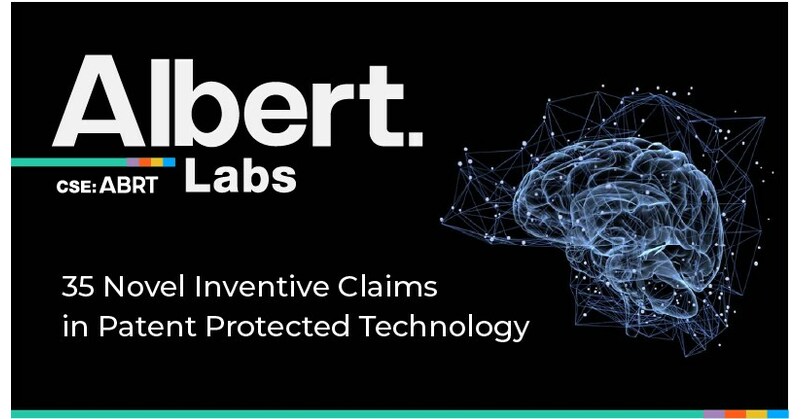 Albert Labs Receives preliminary acceptance of 35 Novel Inventive ...