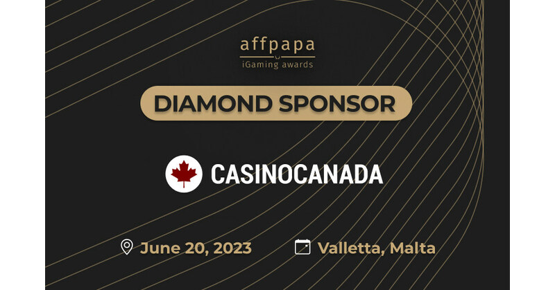 CasinoCanada Joins as Diamond Sponsor for the 2023 AffPapa iGaming Awards