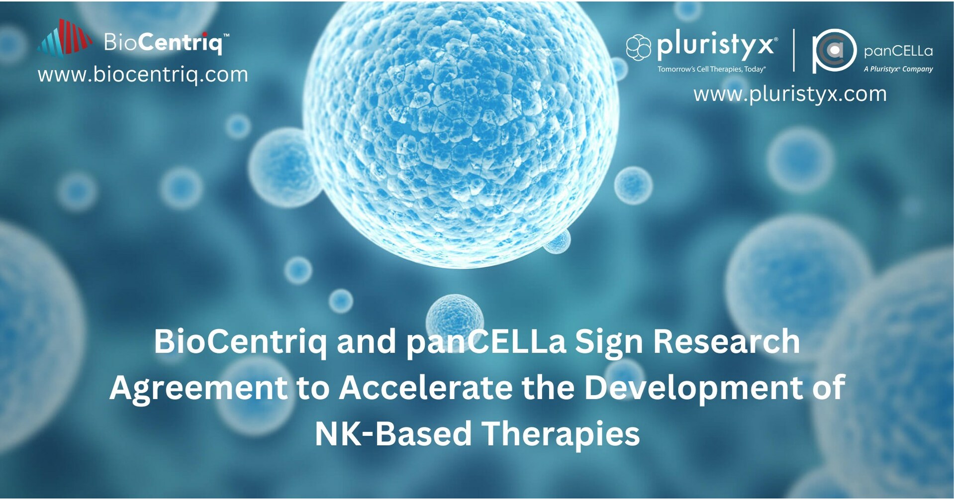 BioCentriq and panCELLa execute research agreement to study stem cell ...