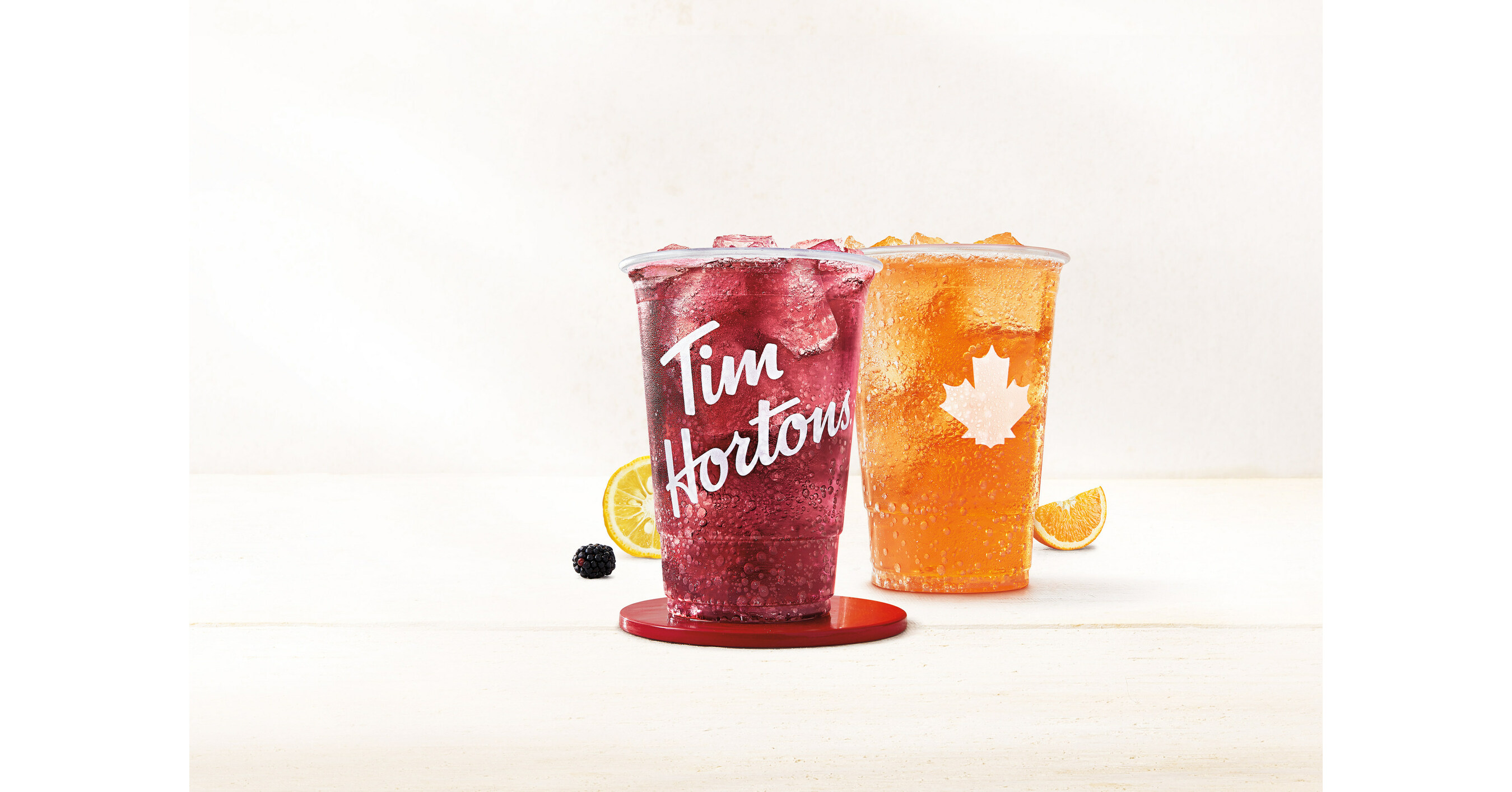 A lightly bubbly, refreshing fruity taste at Tims: Introducing the NEW ...